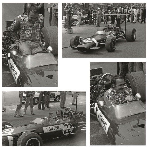 4 Fotos Clay Regazzoni im Lotus von Jo Siffert 1968 (Gebraucht) in ...