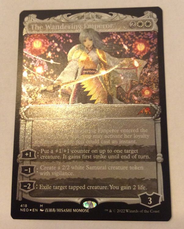 MtG- The Wandering Emperor - Etched (Neu (gemäss Beschreibung)) in ...