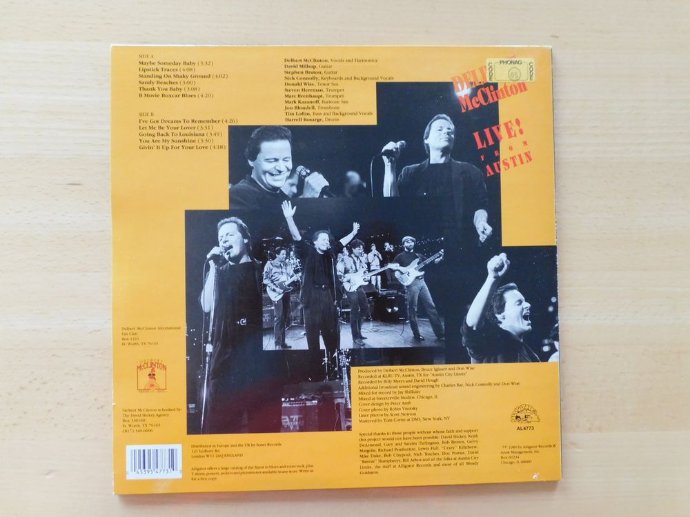 Delbert McClinton - Live From Austin - Blues (Gebraucht) in Emmenbrücke ...