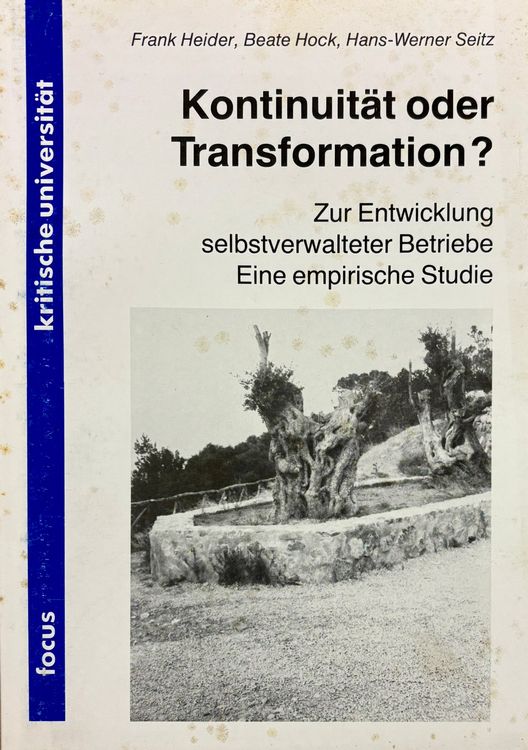 Heider Frank, Kontinuität oder Transformation? (Gebraucht) in Sarnen ...