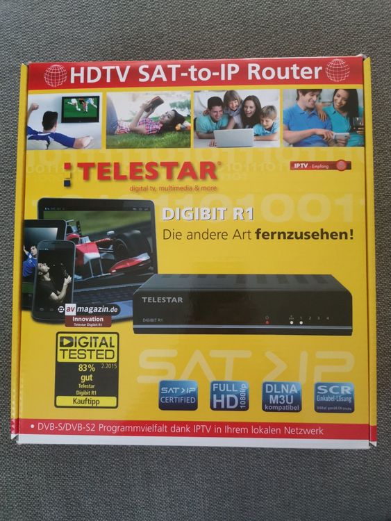 Telestar Digibit R1 Sat-to-IP Router HDTV - NEU (Neu und ...