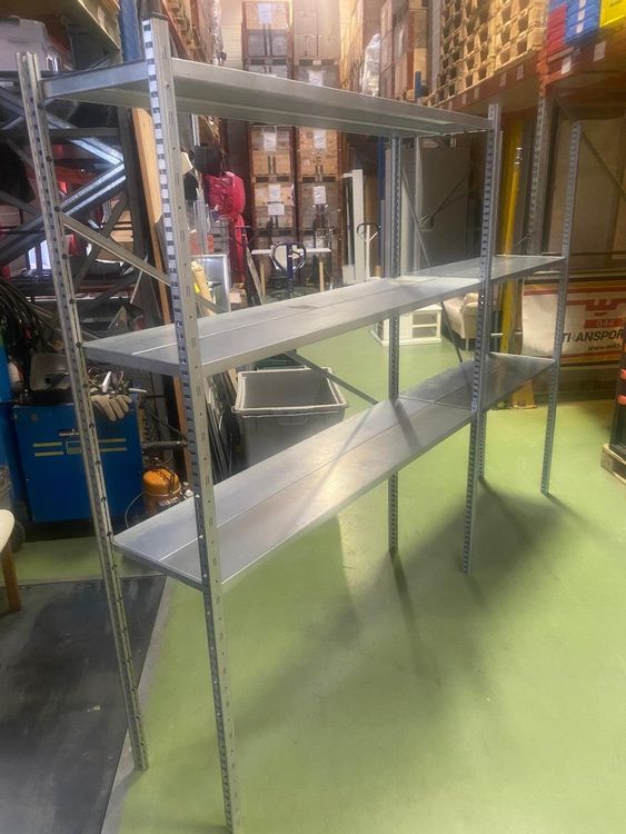 Lagergestell, 2-Tablare breit, mit 5 Tablaren, Breit 255 cm | Kaufen ...