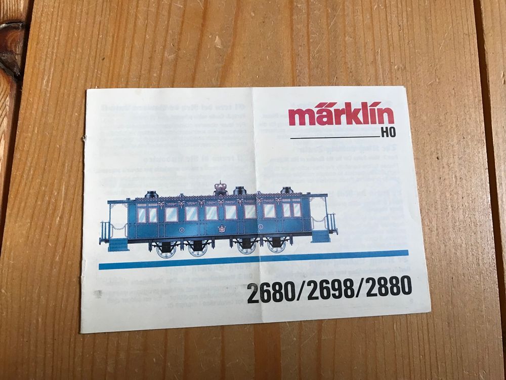 märklin 2680, 2698, 2880, beschrieb | Kaufen auf Ricardo
