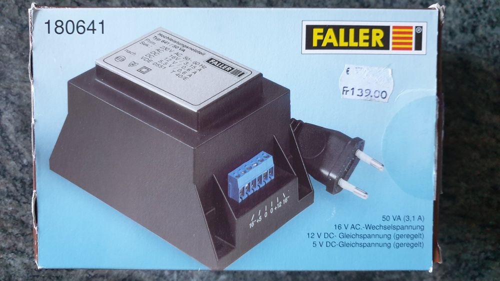 FALLER TRANSFORMATOR 180641 / HO / N | Kaufen auf Ricardo