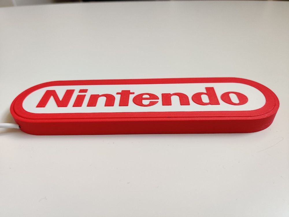 Nintendo Logo - LED Leuchtschild (Neu (gemäss Beschreibung)) in Zürich ...