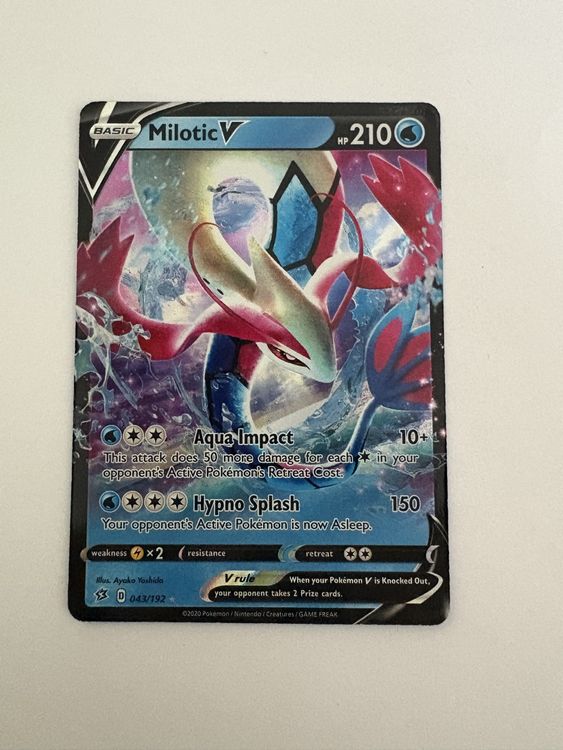 Pokémon Karte Milotic V (Neu (gemäss Beschreibung)) in Bremgarten AG ...