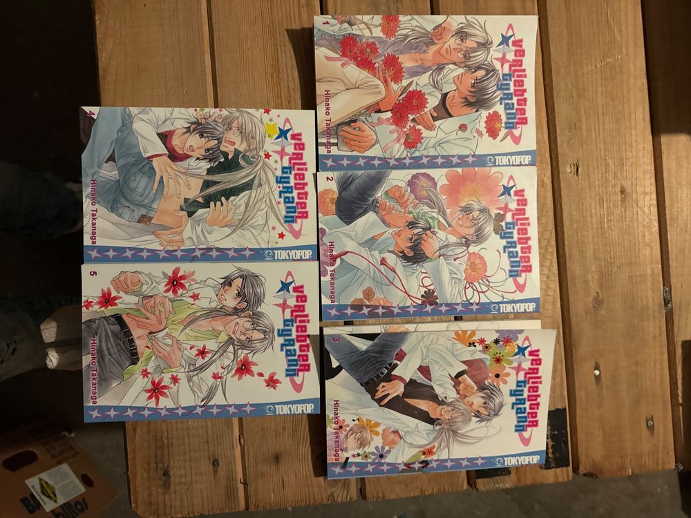 5 Manga-Bände "Verliebter gyrann 1-5 (Gebraucht) in Wittenbach für CHF ...
