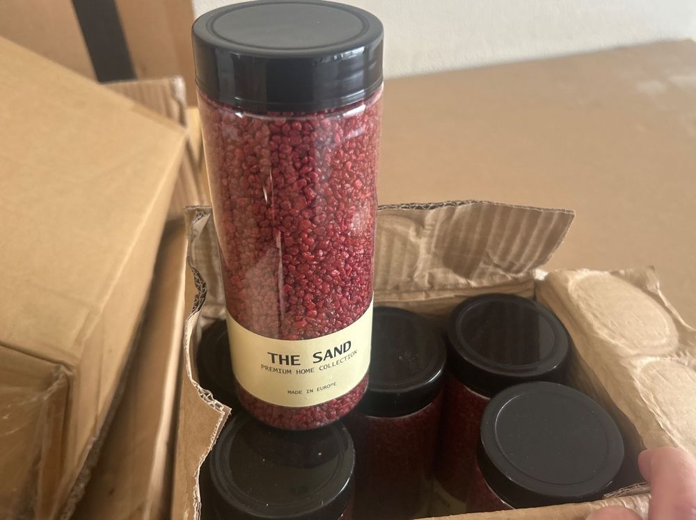 Deko Sand 475ml rot 6 stk ( 1 Karton) | Kaufen auf Ricardo