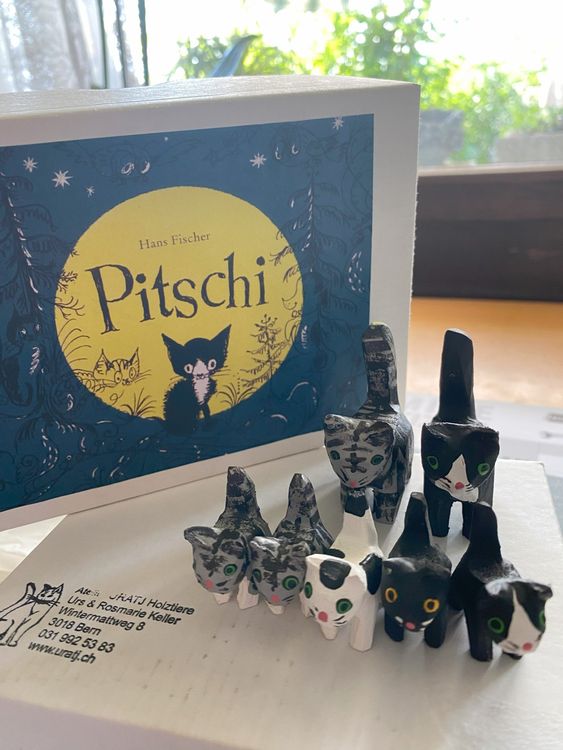 Holzkatzen /Pitschi | Kaufen auf Ricardo