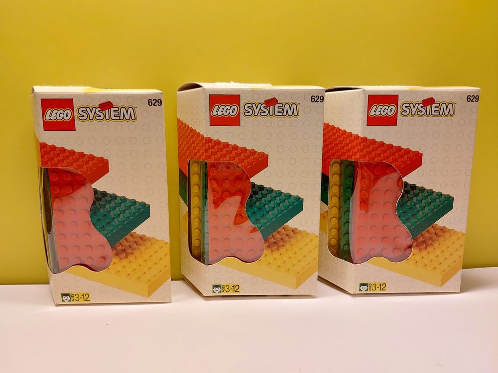 LEGO System 3x Set 629 - 3 x 3 Bauplatten von 1996 NEU | Kaufen auf Ricardo