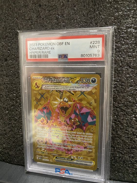 Psa 9 Pokémon CHARIZARD ex | Kaufen auf Ricardo