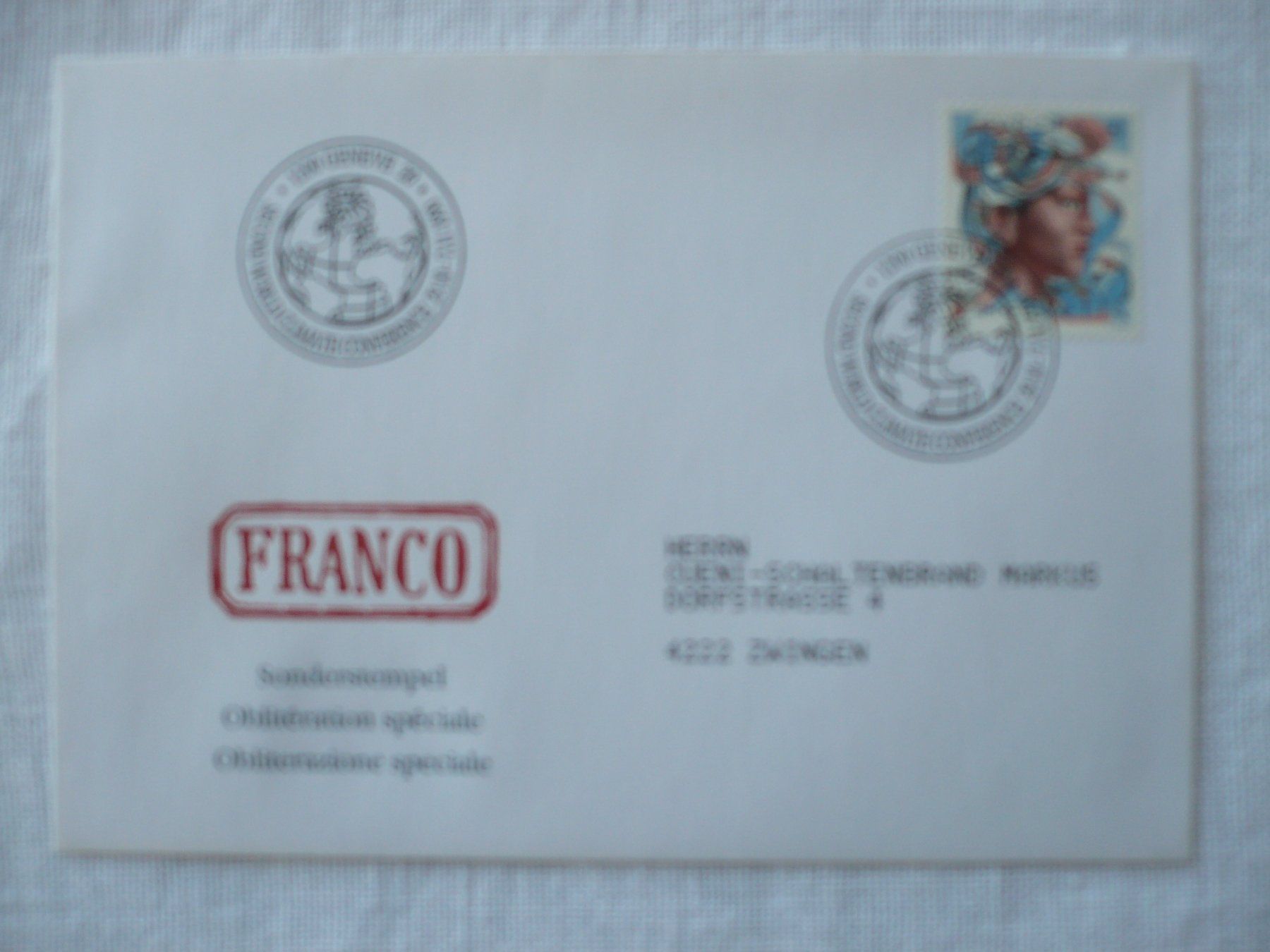 1990 2. Welt-Klimakonferenz, Genève (Gebraucht) in Zürich für CHF 1 ...