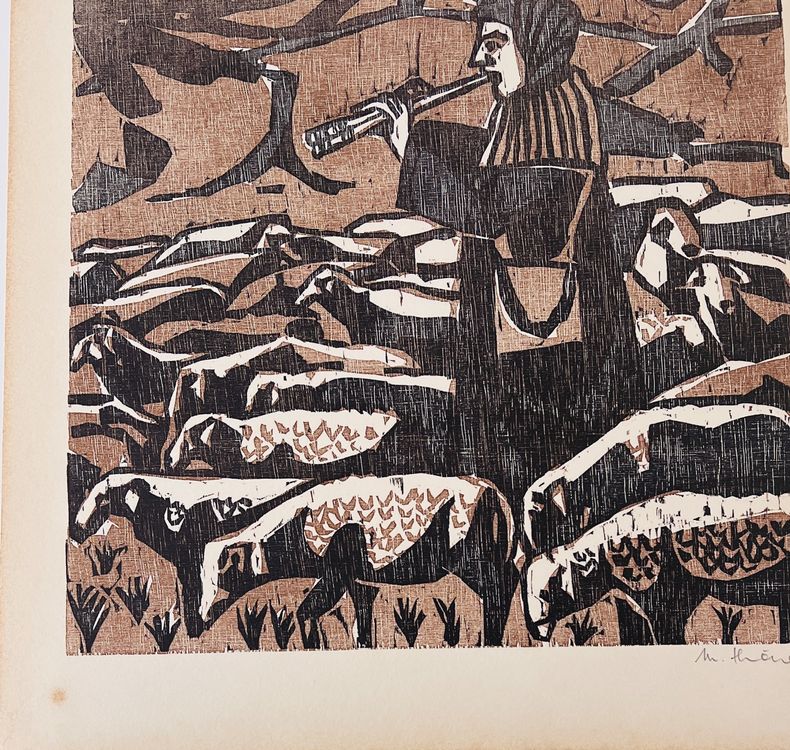 Martin THÖNEN (1934) Holzschnitt Handsigniert (Gebraucht) in Root für CHF 10 – mit Lieferung auf ...