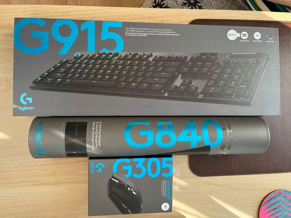 Logitech G915 Keyboard, G305 Mouse and G840 XL Mouse Pad | Kaufen auf ...