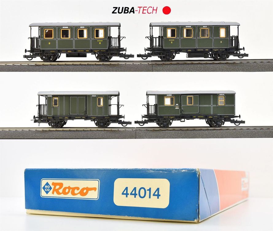 Roco 44014 4x Personenwagen H0 WS mit OV (Gebraucht) in für CHF 22.5 ...