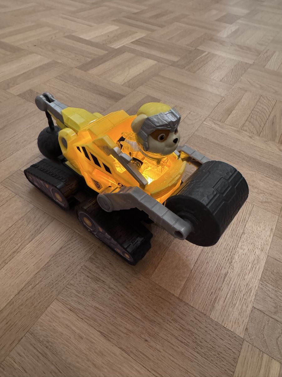 Paw Patrol Rubble Bau-Bulldozer mit Licht + Sound (Gebraucht) in St ...