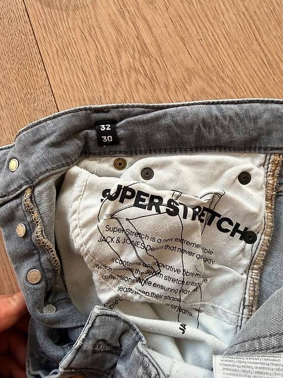 Jack & Jones Intelligence Super Stretch Jeans grau, W32 L30 (Gebraucht ...
