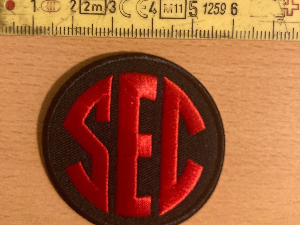 SEC Southeastern Conference Team Fußball Patch Aufnäher (Neu (gemäss ...