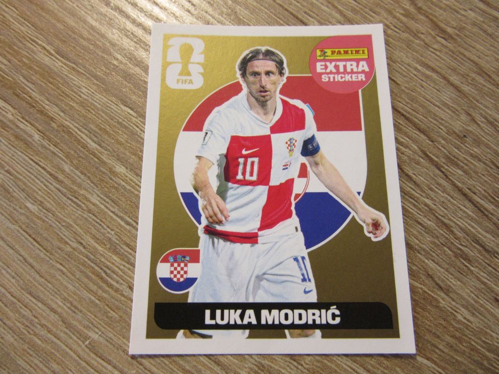 Luka Modrić (GOLD) - Panini WM 2026 - Extra Sticker (Neu (gemäss ...