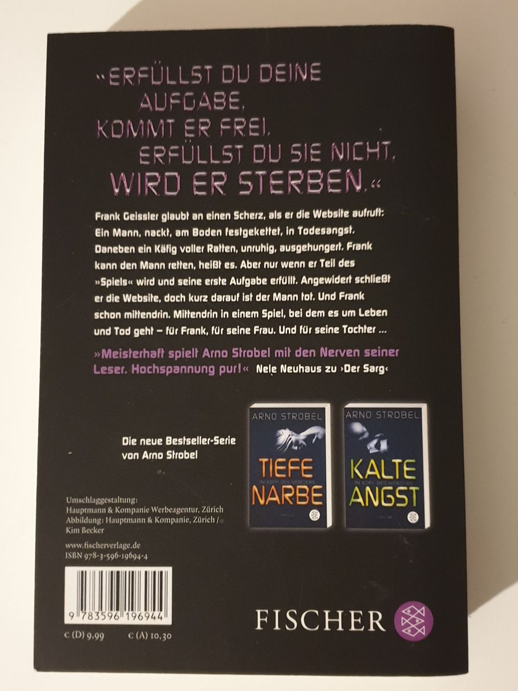 Das Rache Spiel - Arno Strobel Buch (Gebraucht) in Zürich für CHF 4 ...