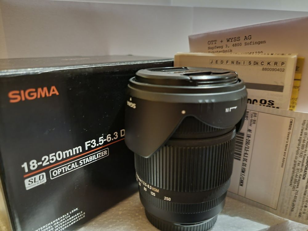 Sigma DC 18-250mm für Canon mit OVP | Kaufen auf Ricardo