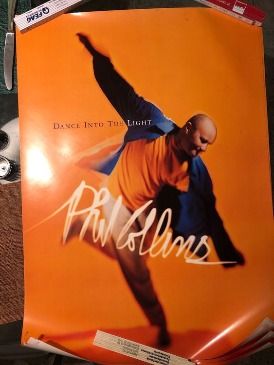 Phil Collins "Dance into the Light" 1996 Poster 60 x 84 cm (Gebraucht ...