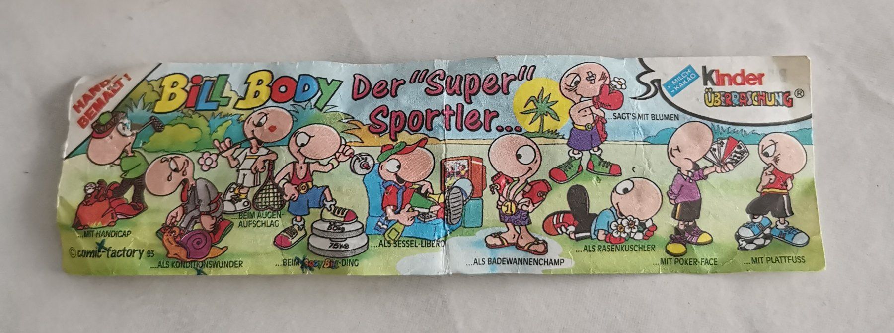 Bill Body Supersportler 1993 Vintage Figuren Kinder Golf (Gebraucht) in ...