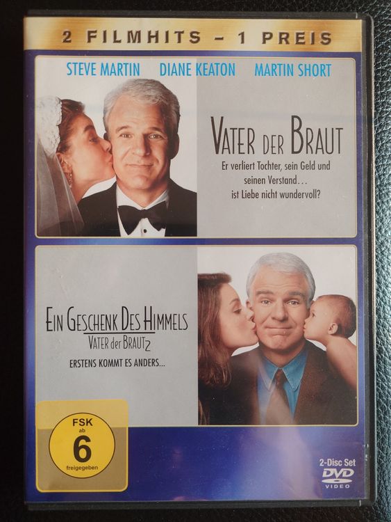 2 DVDs: Vater der Braut 1+2, Komödie, Top Zustand! (Gebraucht) in Bern für CHF 2 – mit Lieferung ...
