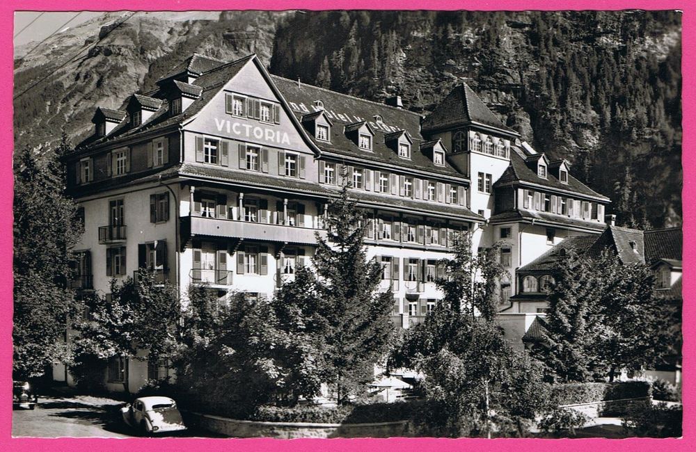 Kandersteg Grand Hotel Victoria gel 1956 | Kaufen auf Ricardo