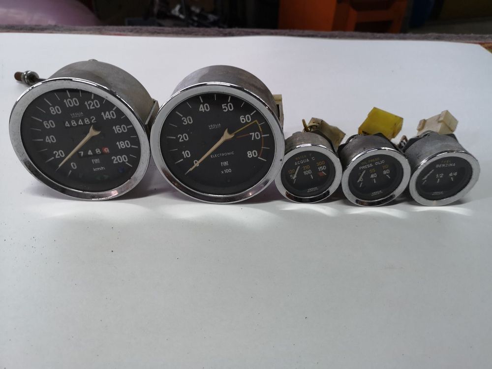 Tacho Set Fiat Spider 124 BJ 70 | Kaufen auf Ricardo