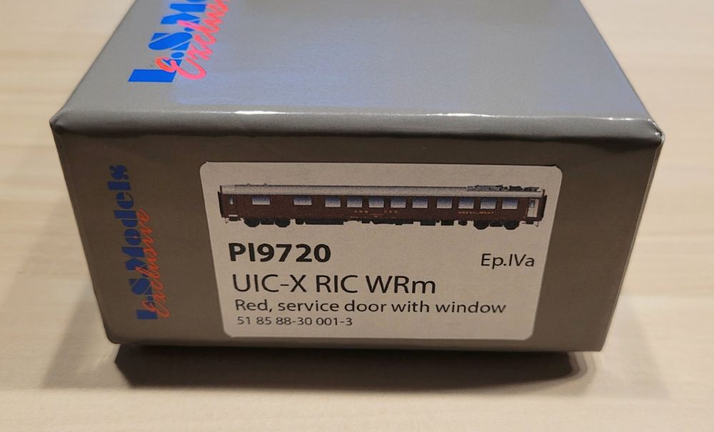 LS Models 9720 SBB CFF FFS RIC WRm Speisewagen Limitiert (Neu und originalverpackt) in ...