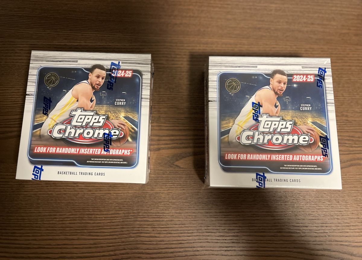 Topps Chrome® Basketball 2025 – 2 Boxes (Neuf avec emballage d'origine ...