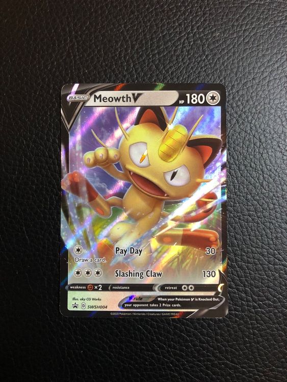 Meowth V Promo SWSH004 Ab 1 | Kaufen auf Ricardo