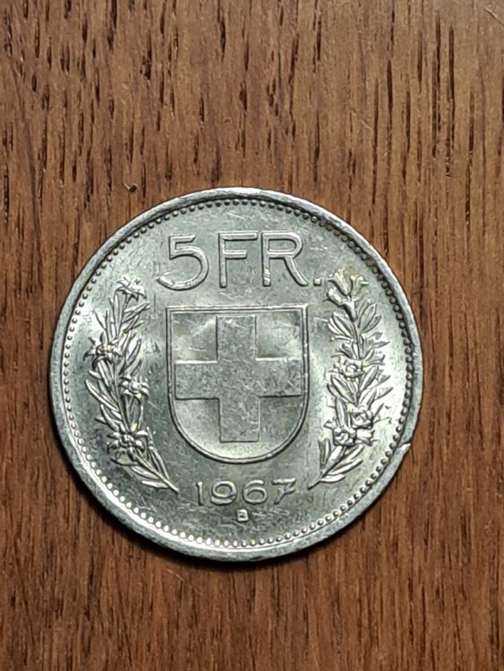 5 Franken 1967 (Gebraucht) in Wettingen für CHF 9.9 – mit Lieferung auf Ricardo kaufen