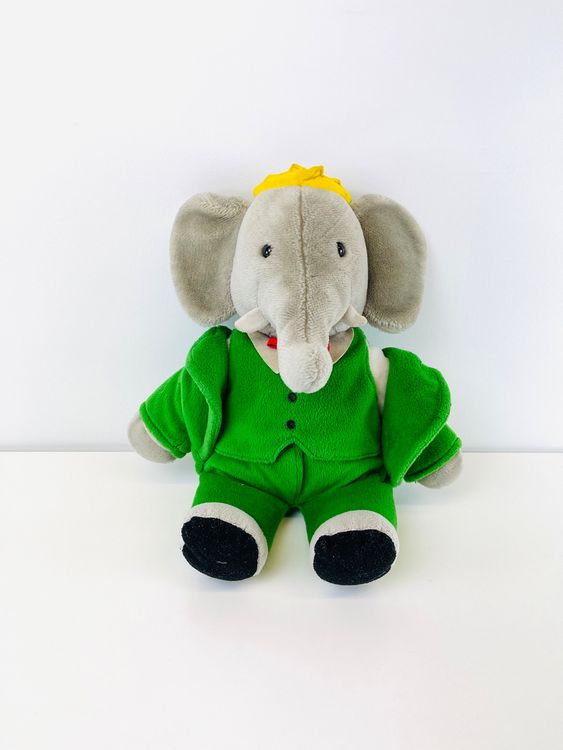 Vintage BABAR Elefant Stofftier/Plüschtier Sammlerstück | Kaufen auf ...