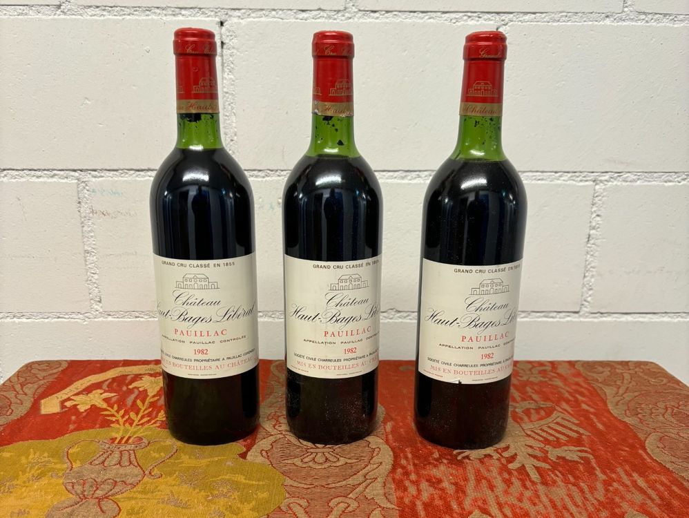 💚 💚 3 x 1982 Château Haut-Bages-L. Pauillac 💚CH NACHLASS (Neu (gemäss ...