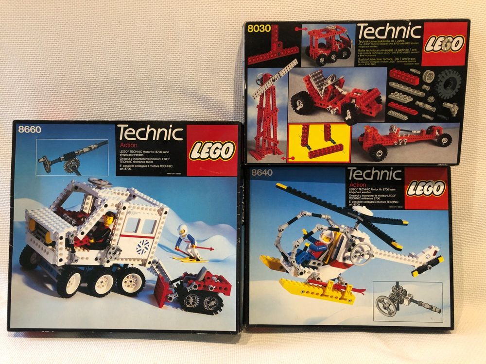 3x 80er Lego Technic Vintage mit OVP (Gebraucht) in Bigorio für CHF 36 ...