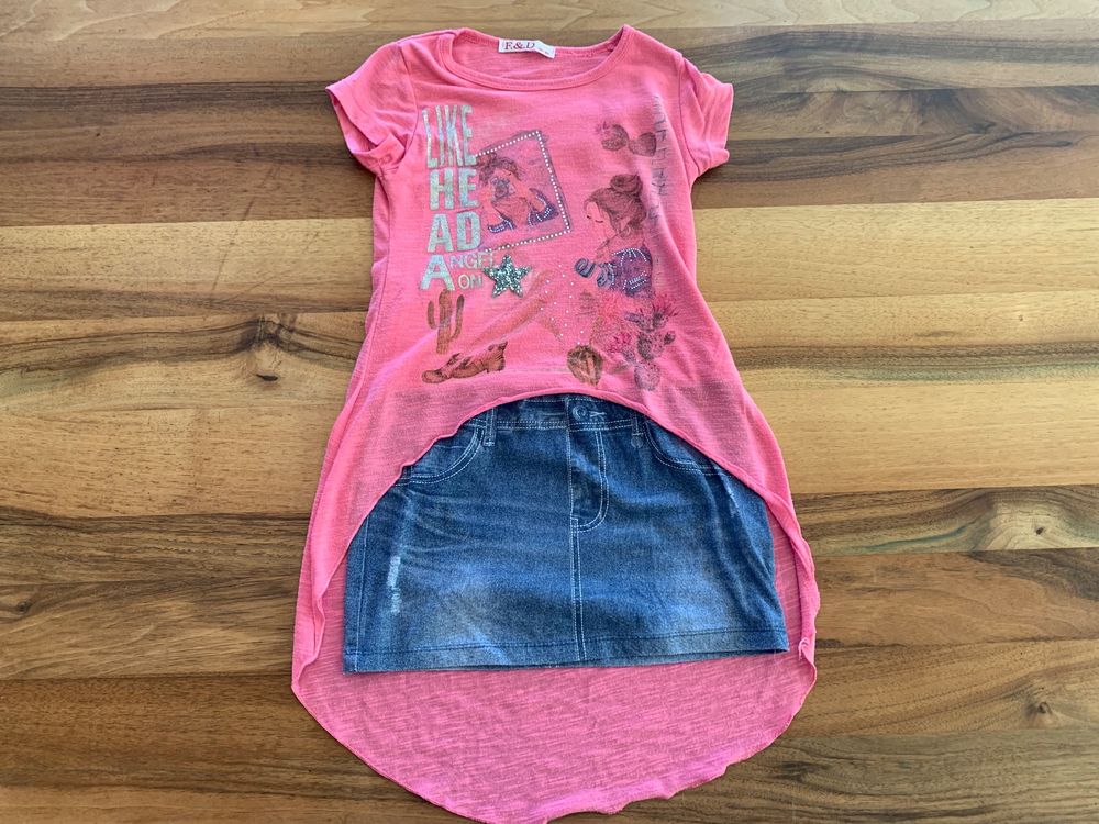 Longshirt Kleid T-Shirt Grösse 134 140 Mädchen (Gebraucht) in Horw für CHF 5.5 – mit Lieferung ...