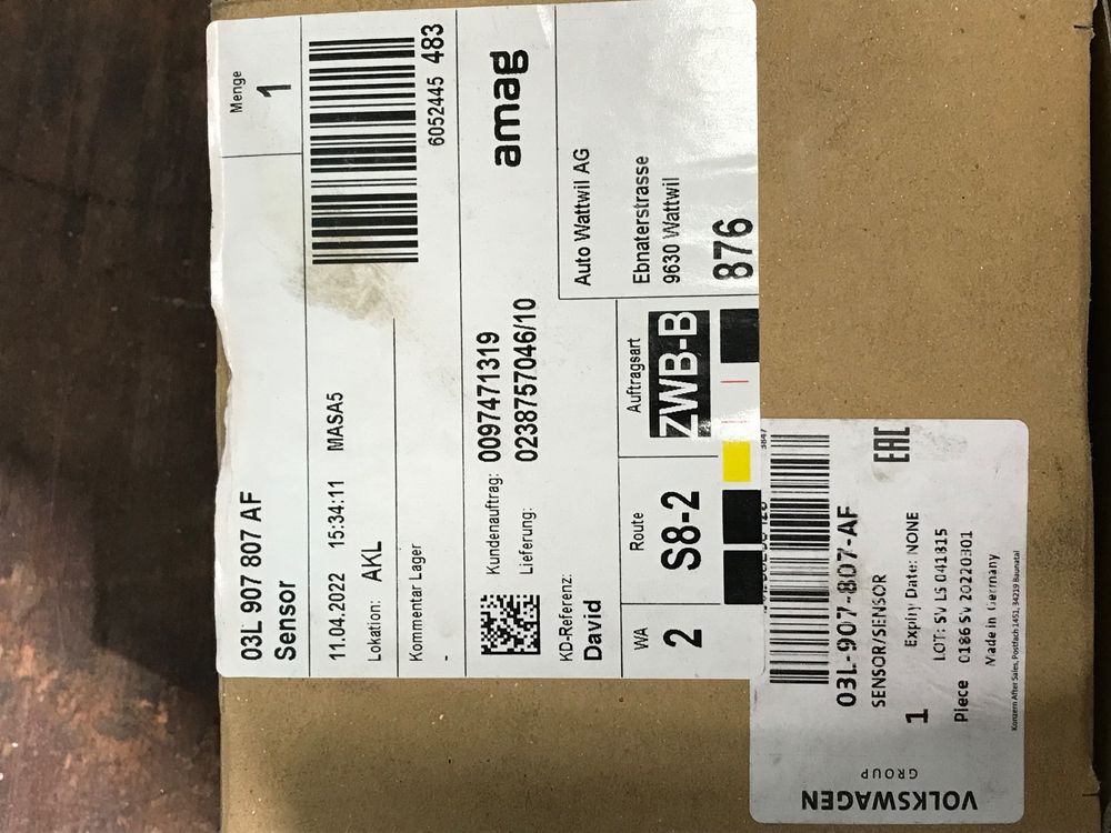 NoX Sensor Seat Alhambra 03L907807AF (Neu (gemäss Beschreibung)) in ...