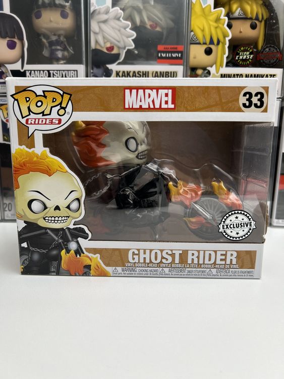 Funko POP! Rides Marvel Ghost Rider Edition Limitée (Neu und ...