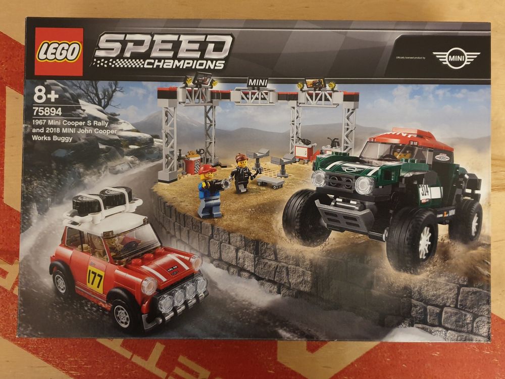 Lego Speed Champions Mini Cooper Rally & Mini Works Buggy (Gebraucht ...