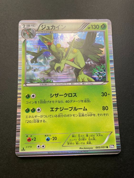 Sceptile 005/051 BW8 Spiral Force 1st Edition Japanese | Kaufen auf Ricardo