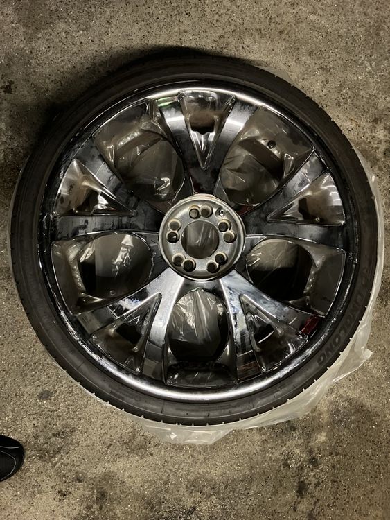 Zinik Kompletträder mit Chromfelgen 22 Zoll (9.5 X 22) (Gebraucht) in ...