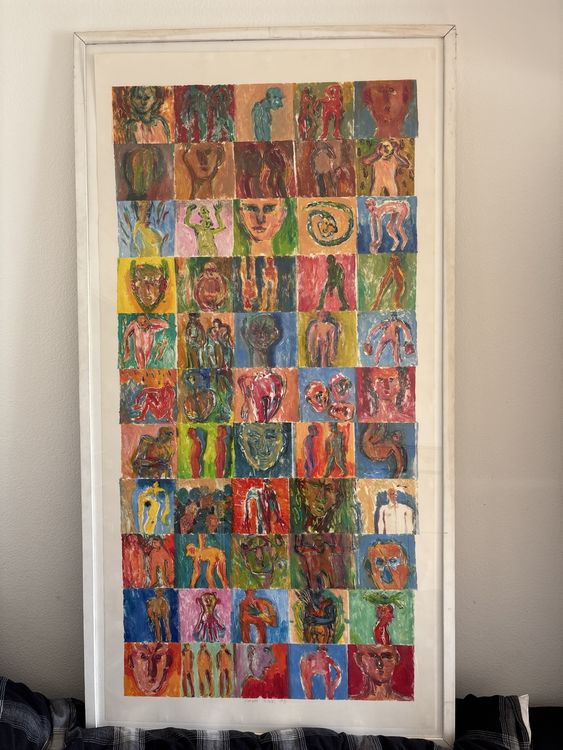 Grosses Bild, 190 x 90, Kunstwerk v Roman Peter, 1993 (Gebraucht) in ...