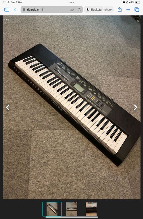 Keyboard - Casio CTK-2500 | Kaufen auf Ricardo