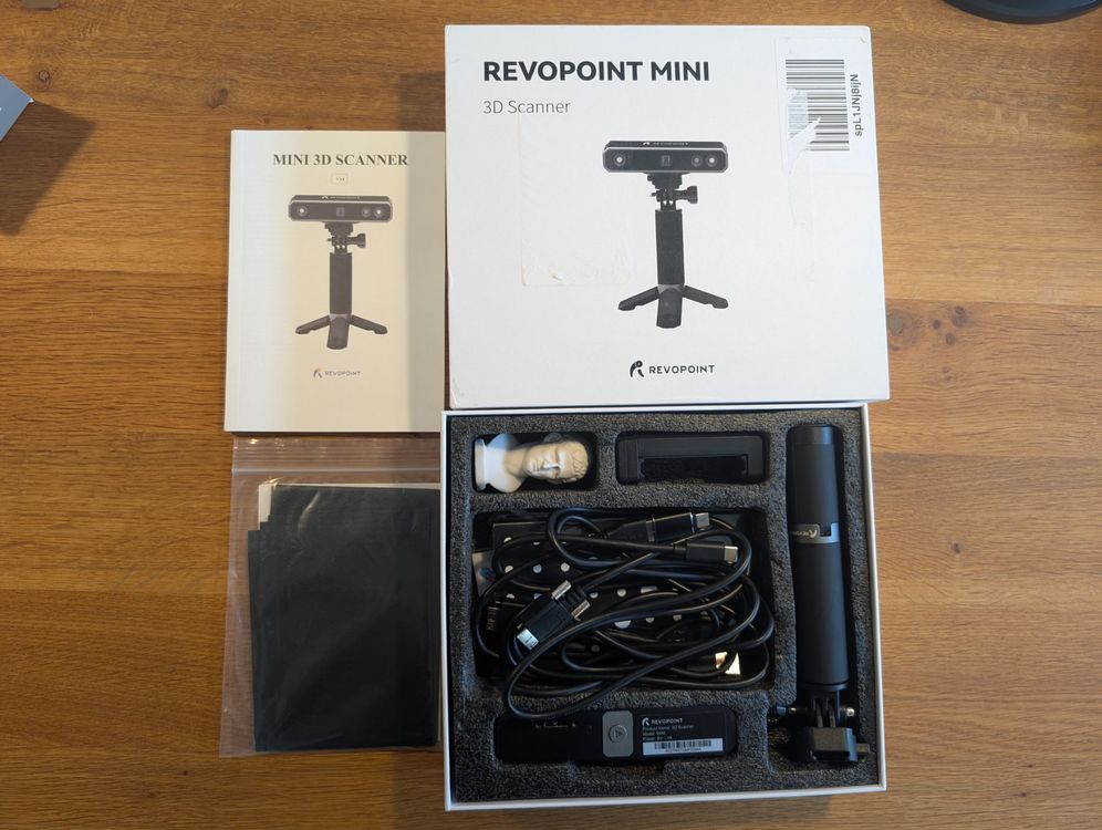 REVOPOINT MINI 3D Scanner Set inkl. Two Axis Turntable (Gebraucht) in ...