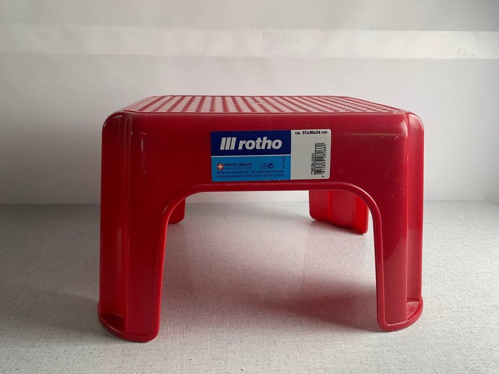 kleiner Hocker Kunststoff rot L 2892 (Gebraucht) in Niederönz für CHF 1 ...