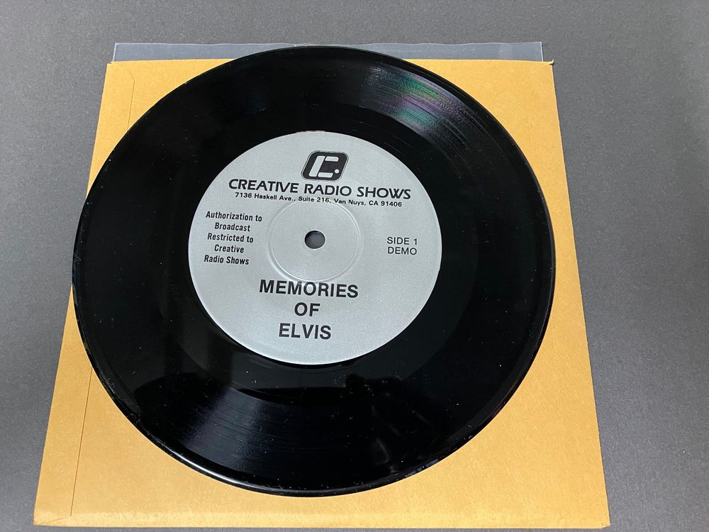 Elvis Presley / Single Memories of Elvis / USA Demo (Gebraucht) in ...