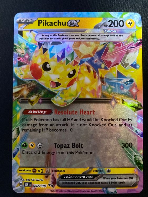 Pikachu ex 57 - Surging Sparks - EN (Neu (gemäss Beschreibung)) in ...
