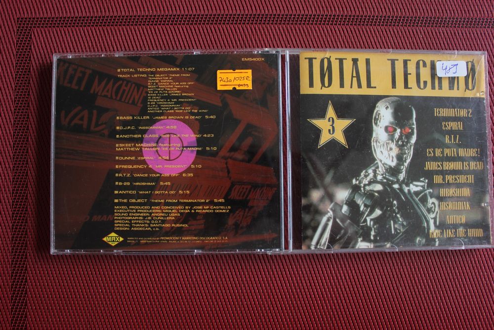 Total Techno Megamix CD ( 489 ) (Gebraucht) in Geroldswil für CHF 2 ...